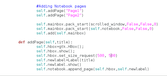 simplyCurious: gtk.Notebook widget within Sugar Activity