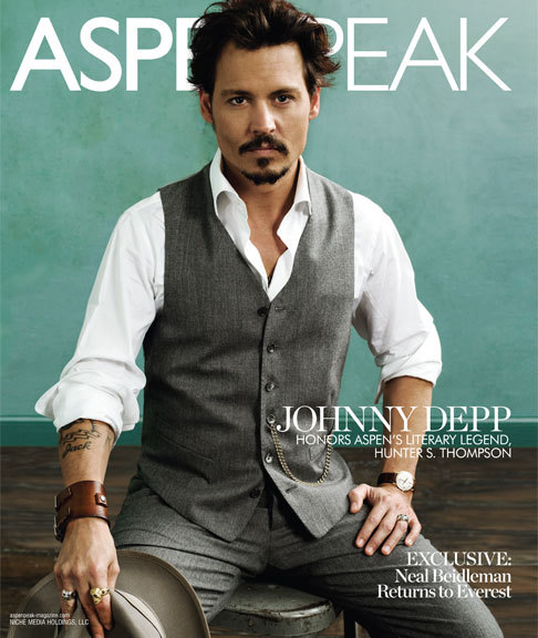 MyMy .. The No Feminist Blog: Johnny Depp en couverture de Aspen ...