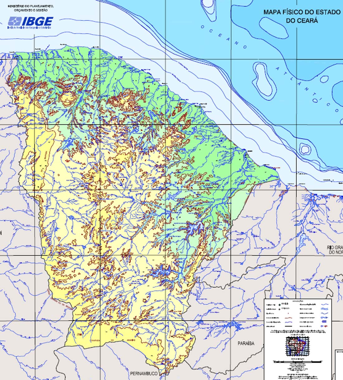 Mapas do Estado do Ceará