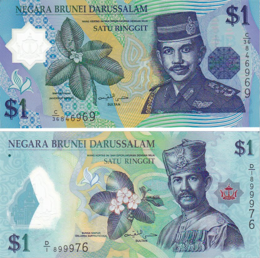 Sunshine Collectibles - Stamps, Banknotes and More!: BRUNEI $1,5,10,20 ...