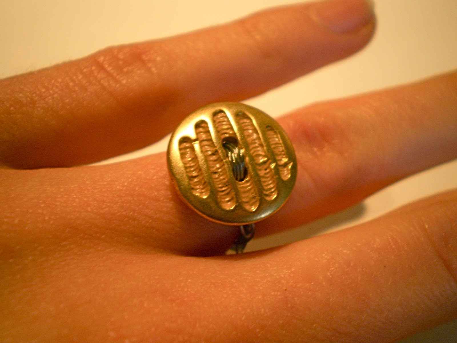 All that Glisters is not Gold: Buttons, buttons and more buttons!