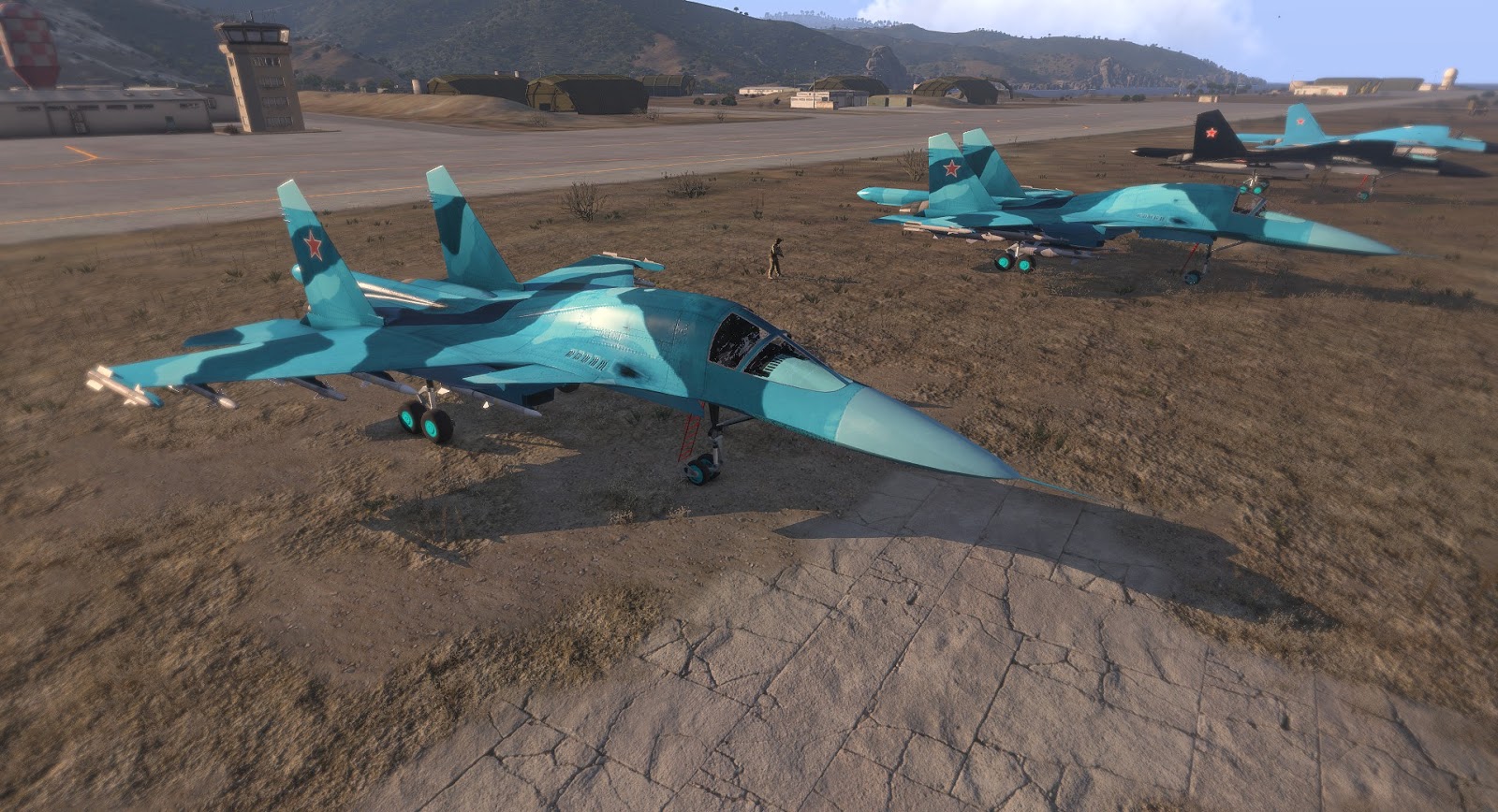 Arma 3 用 SU34 Fullback Port アドオンで新しい外観などを開発中 | 弱者の日記^^ - Arma 3 MODとアドオン紹介