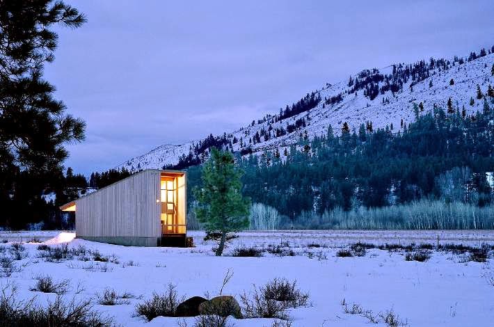 Coolest Cabins: Snowy Wedge Cabin
