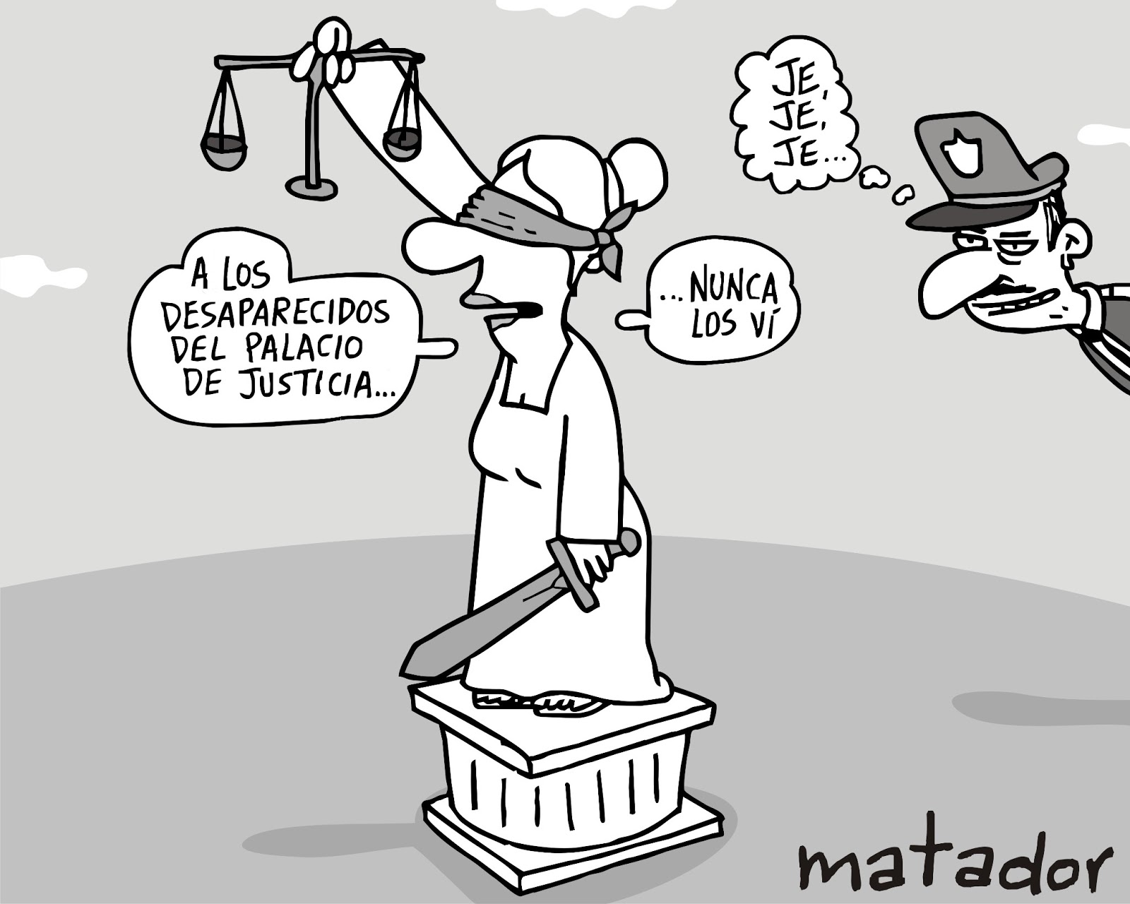 matador cartoons: Palacio de la injusticia