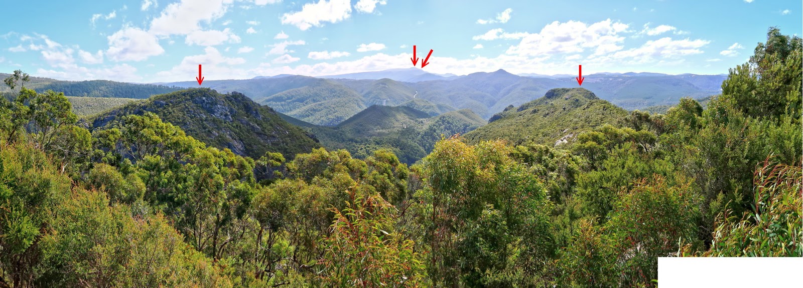 Mountains: Mt Roland, Mt Vandyke, Mt Claude Lookout, Tas, Australia
