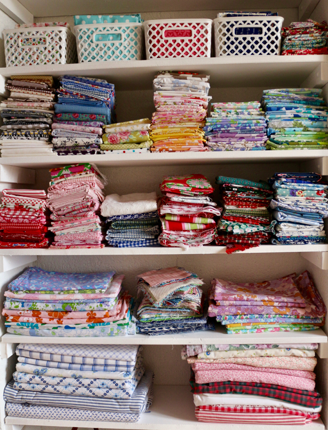 My Rose Valley: Time to sort my fabric stash...
