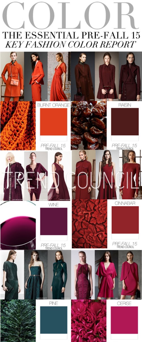 TRENDS // TREND COUNCIL - PRE-FALL 15 COLOR TRENDS | FASHION VIGNETTE ...