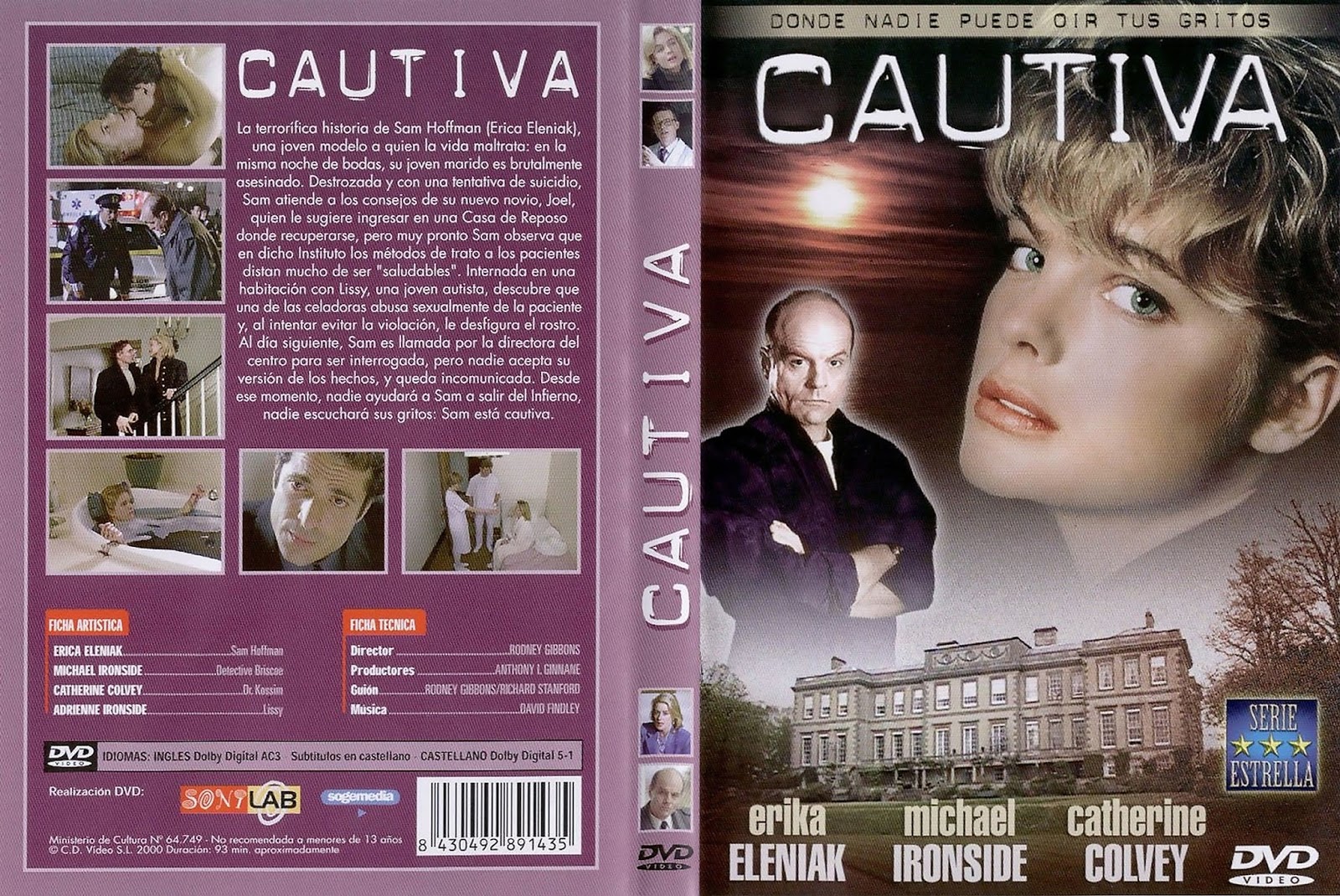 Caratulas y etiquetas: Cautiva