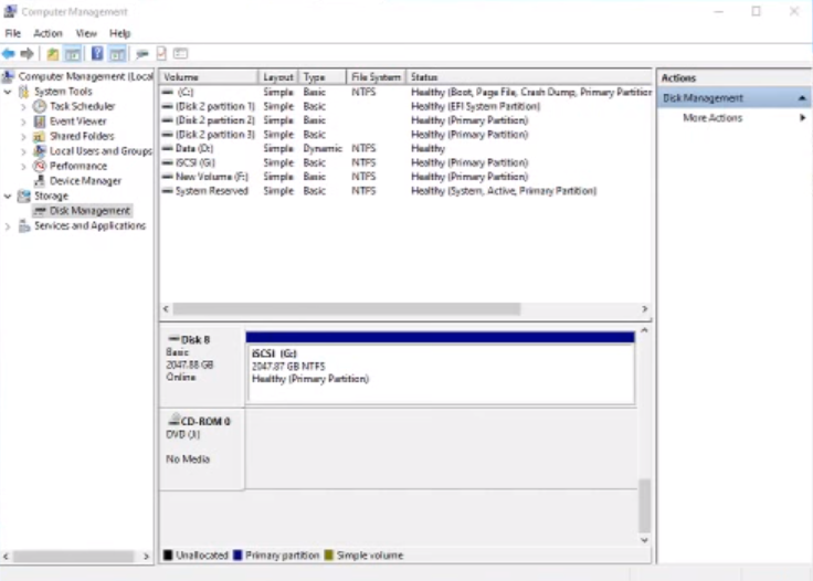 The Optionkey Blog How To Setup Freenas As An Iscsi Target For Windows 10 And Windows Server