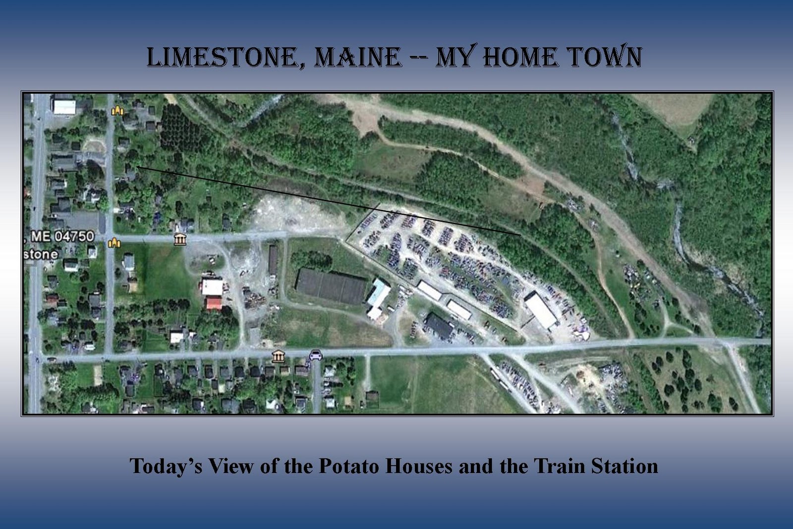 Limestone, Maine -- My Home Town: Identifying the House in the Background