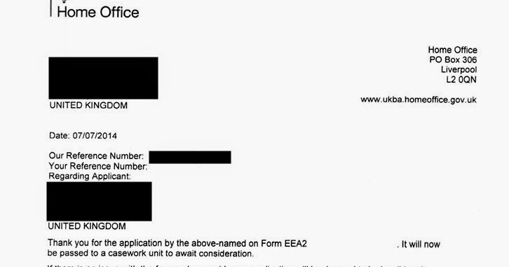 WAYWARD OXFORD: EEA2レジデンスカード申し込み完了？あれもう一通？