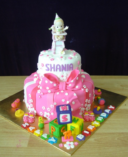 Yochana's Cake Delight! : Shania is 1