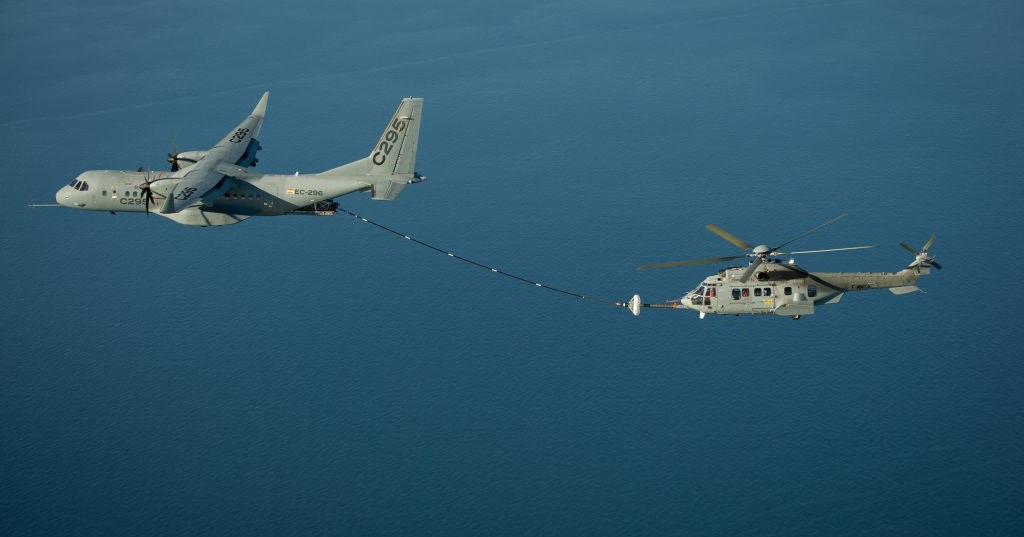 VIDEO - AIRBUS C295 REFUELLING HELICOPTER - Blog Before Flight ...