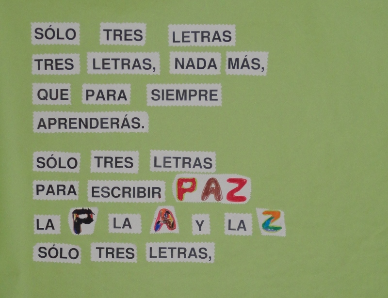 nubenubita: Iniciamos el proceso lector de la poesía Solo tres letras