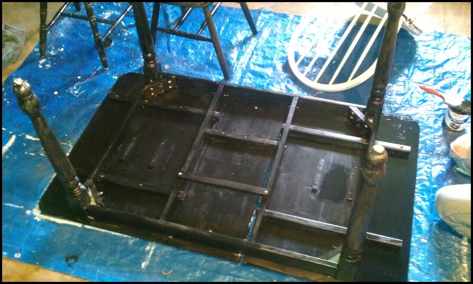 Kitchen Table Redo: Part Two and Three Quarters - Painting Tips ...