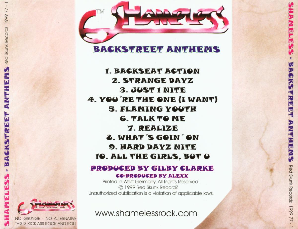 Shameless - Discography ~ mail-4-metal.blogspot