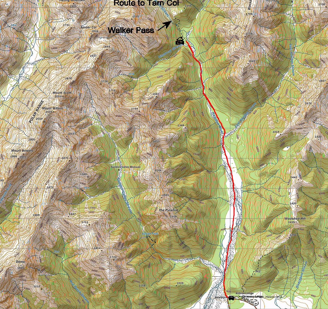 Tramping in the New Zealand backcountry: NZ Bush Adventures: Hawdon Hut ...