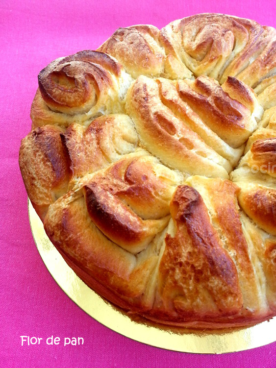 Cocinax2. Las recetas de Laurita.: Flor de pan