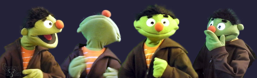 Fuzzy Hijinx Puppets: Dan's Puppet- Past Work: