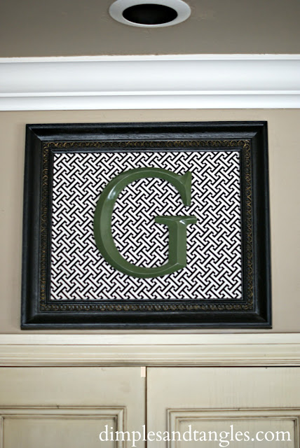 FRAMED INITIAL ART | Dimples and Tangles