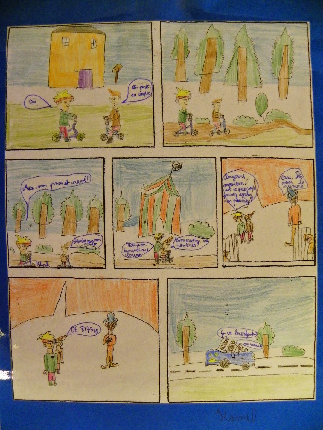 Les petits Donzelot: REALISER UNE PLANCHE DE BD