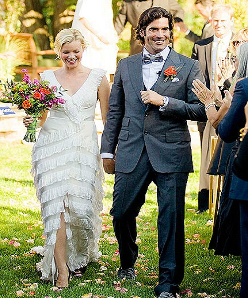 Celebrities' Wedding Dresses: Top 4 Ruffled / Tiered Celebrity Wedding ...