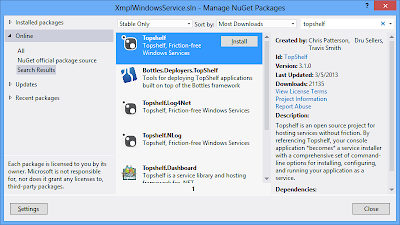 Edo van Asseldonk: Building Windows Services with C# and Topshelf