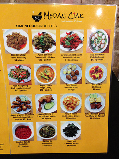 Simon Food Favourites: Medan Ciak, CBD Sydney (14 March 2017)