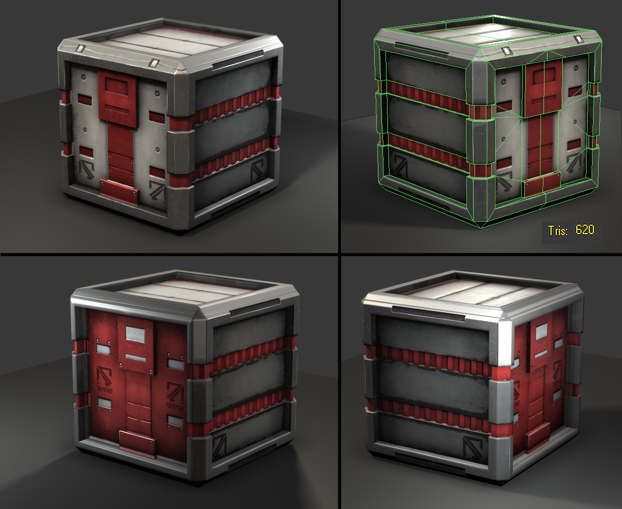 ...P U L S E: Crate low poly