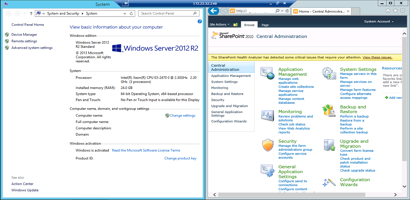 Desarrollo +: Instalando SharePoint 2010 en Windows Server 2012 R2