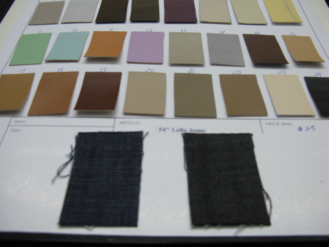 MAHKOTA BINDERY: PU (Bonded) Leather Swatches
