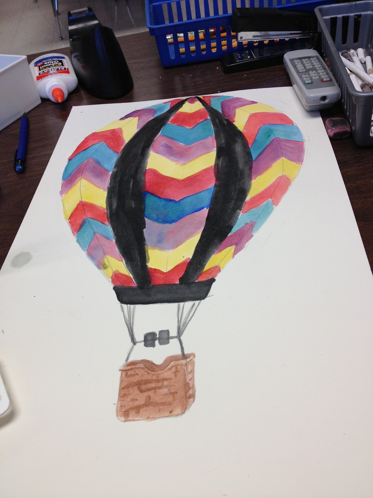 Color Me Michelle: Hot Air Balloons: 2nd Grade