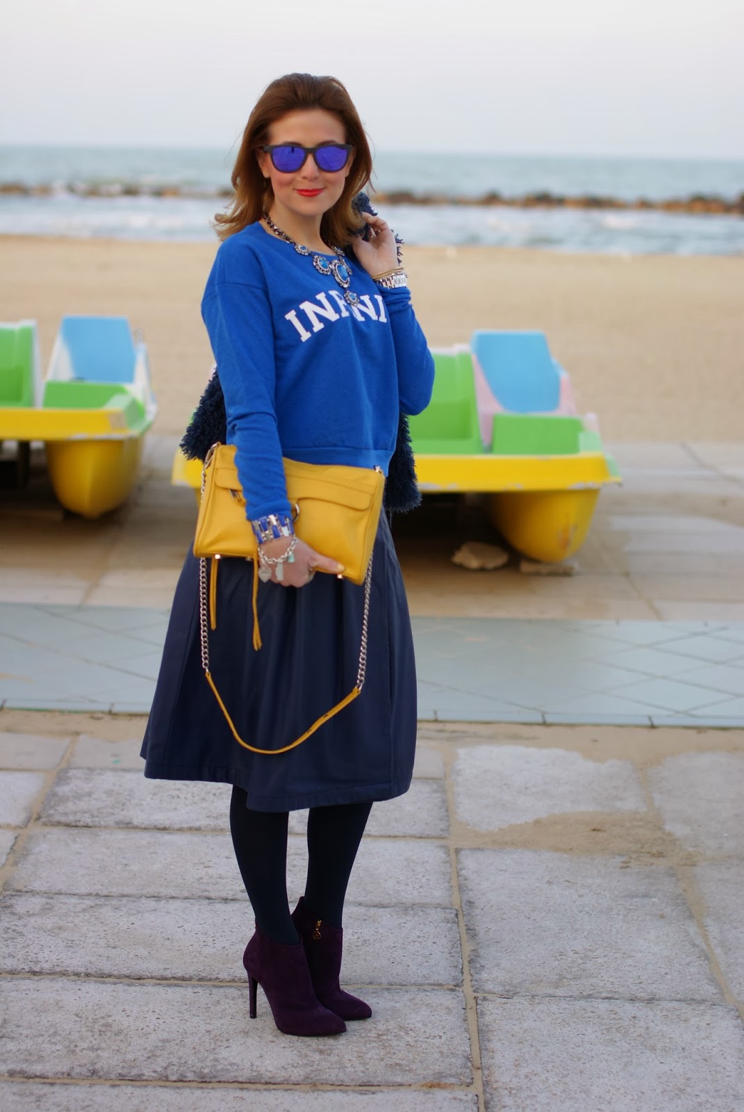 Faux leather and fur, True blue | Fashion and Cookies - fashion and ...