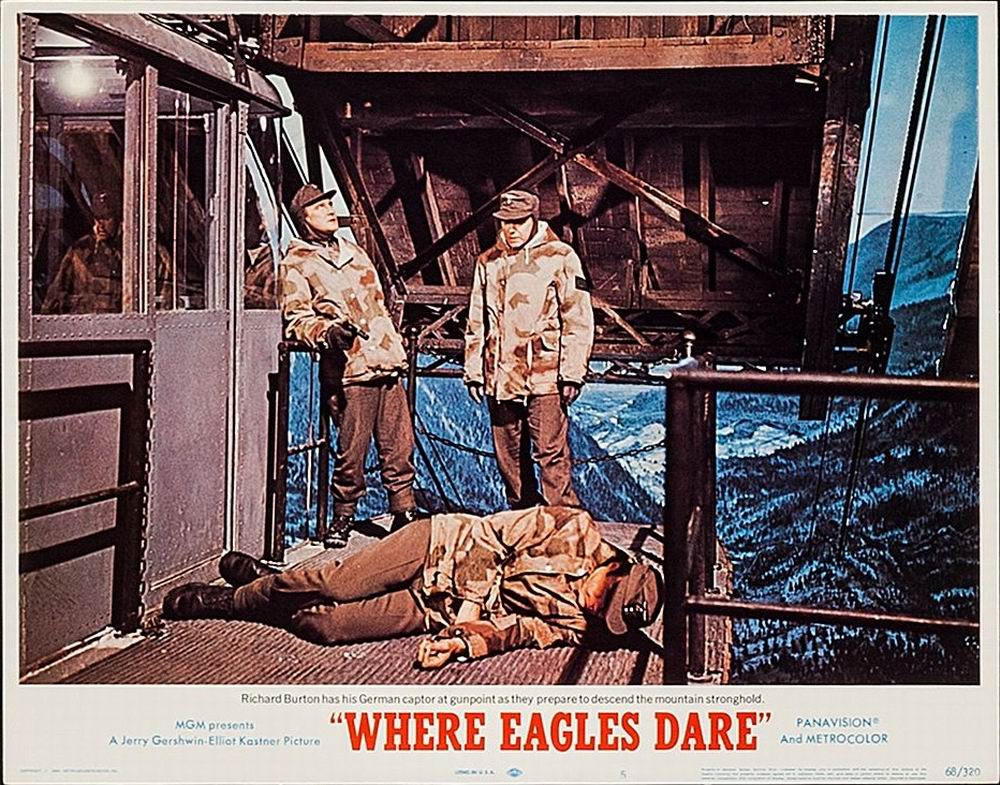 100 Years of Cinema Lobby Cards: Where Eagles Dare (1968)