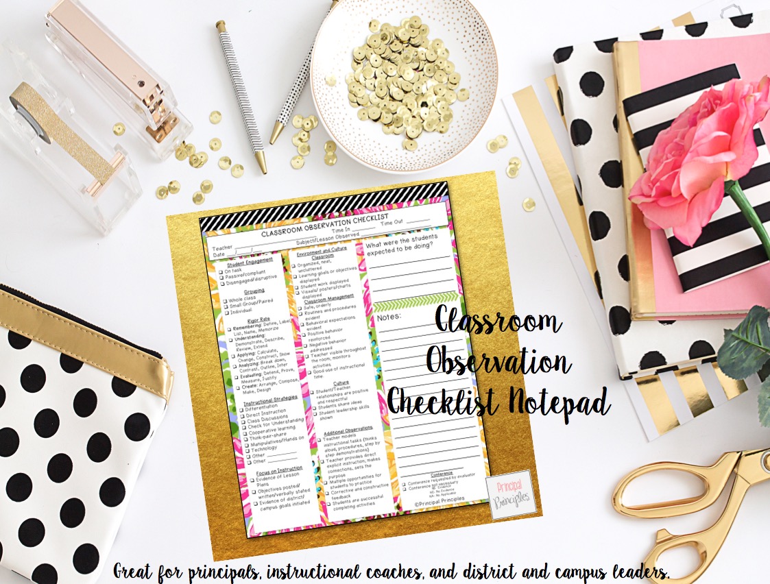 Classroom Observations Notepad-Loving It! - Stephanie McConnell ...