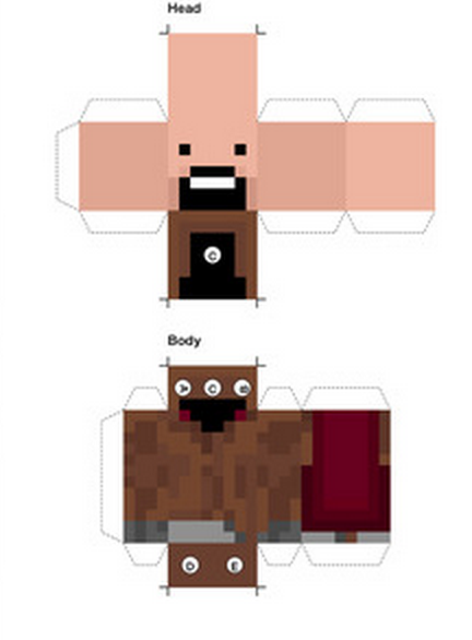 iPad-appar i skolans värld: Minecraft papercraft