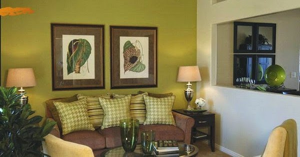 Fotos de salas en verde y marrón - Colores en Casa