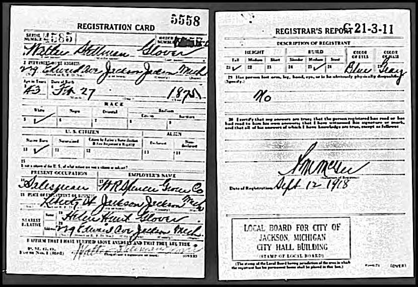 Journey to the Past: Military Monday: Walter Stillman Glover World War ...