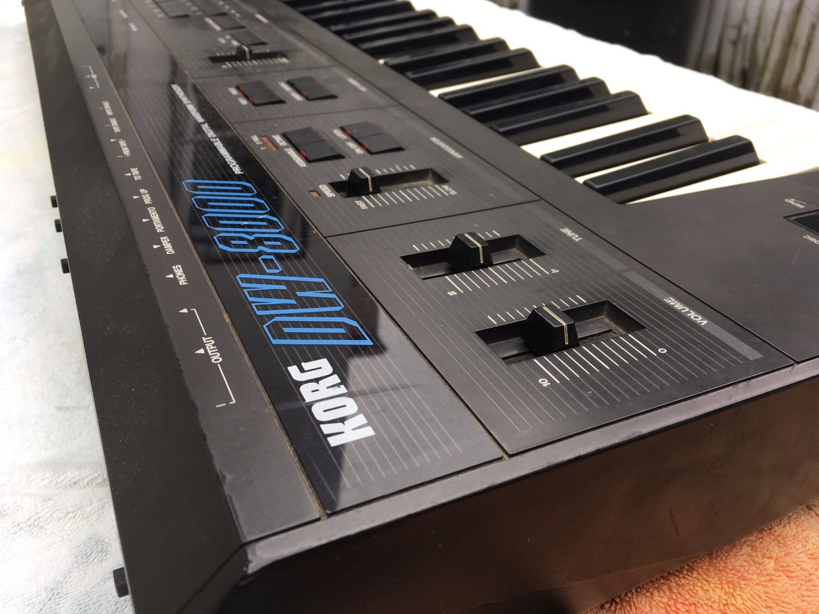 MATRIXSYNTH: Korg DW-8000 Programmable Digital Waveform Synthesizer SN ...