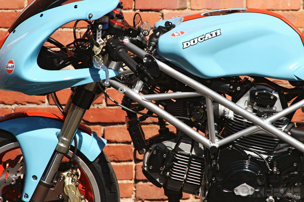 Il Ducatista - Desmo Magazine: Ducati Gulf Oil cafe racer