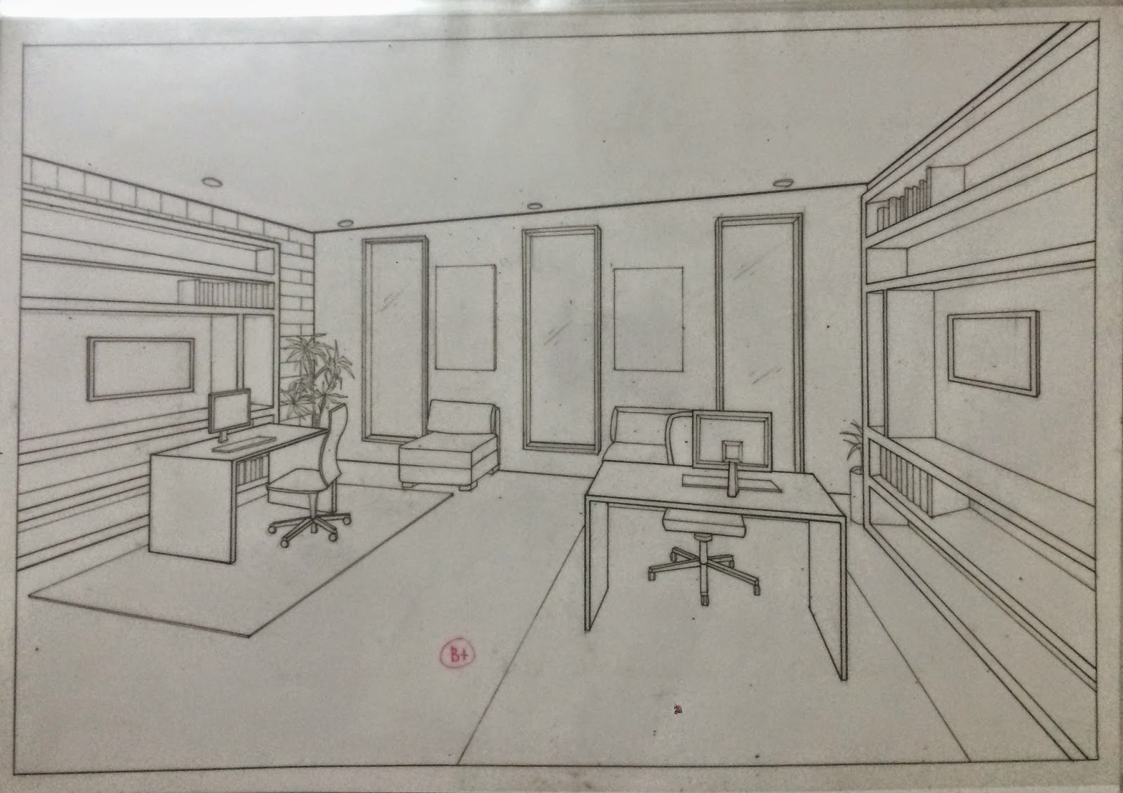 College Life: 2 POINT PERSPECTIVE (b)