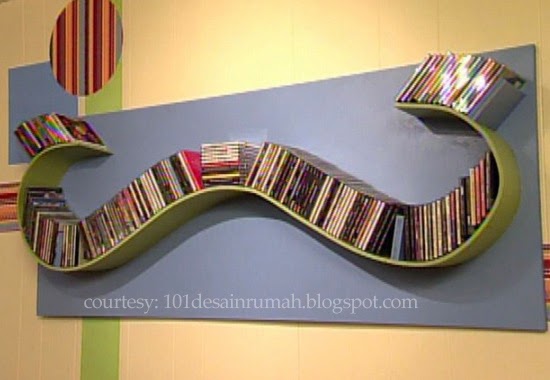 Desain Rumah Ideal: 10 Ide Desain Rak Penyimpan DVD