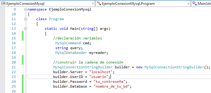 Ejemplo De Conexión Entre C Y Mysql Ejemplos De Código Y Tips De Programación