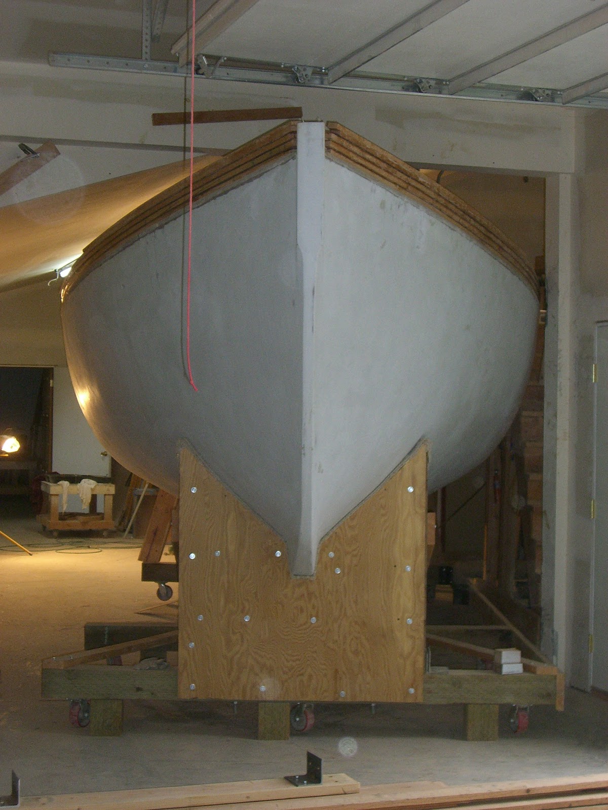 Building a NorthSea 29 - the build continues: Of Bulwarks, Coamings ...