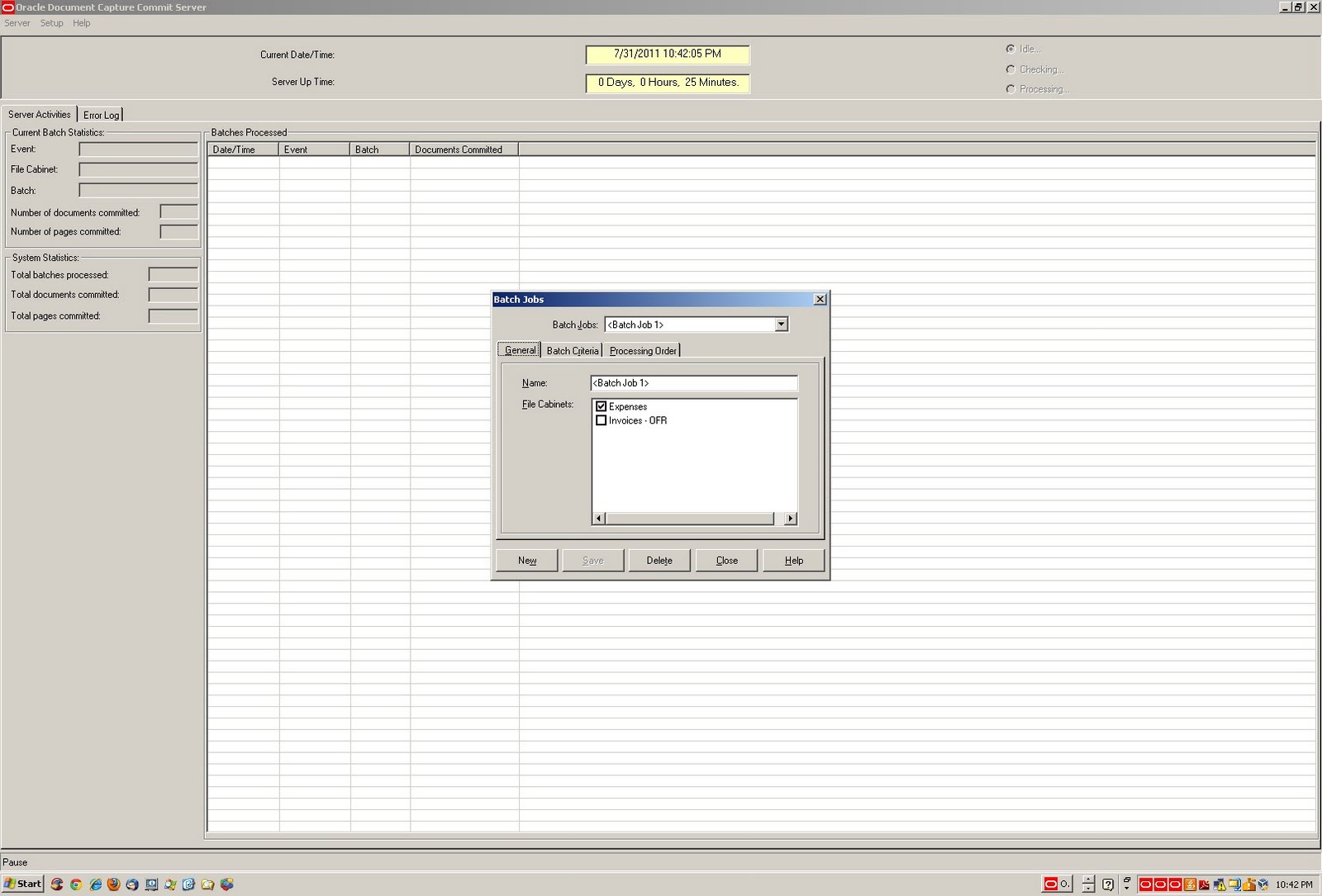 ORACLE WEBCENTER: Configuring OracleWebcenter Capture with Oracle ...