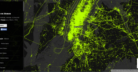 Mapping Human Activity - Original Global Map