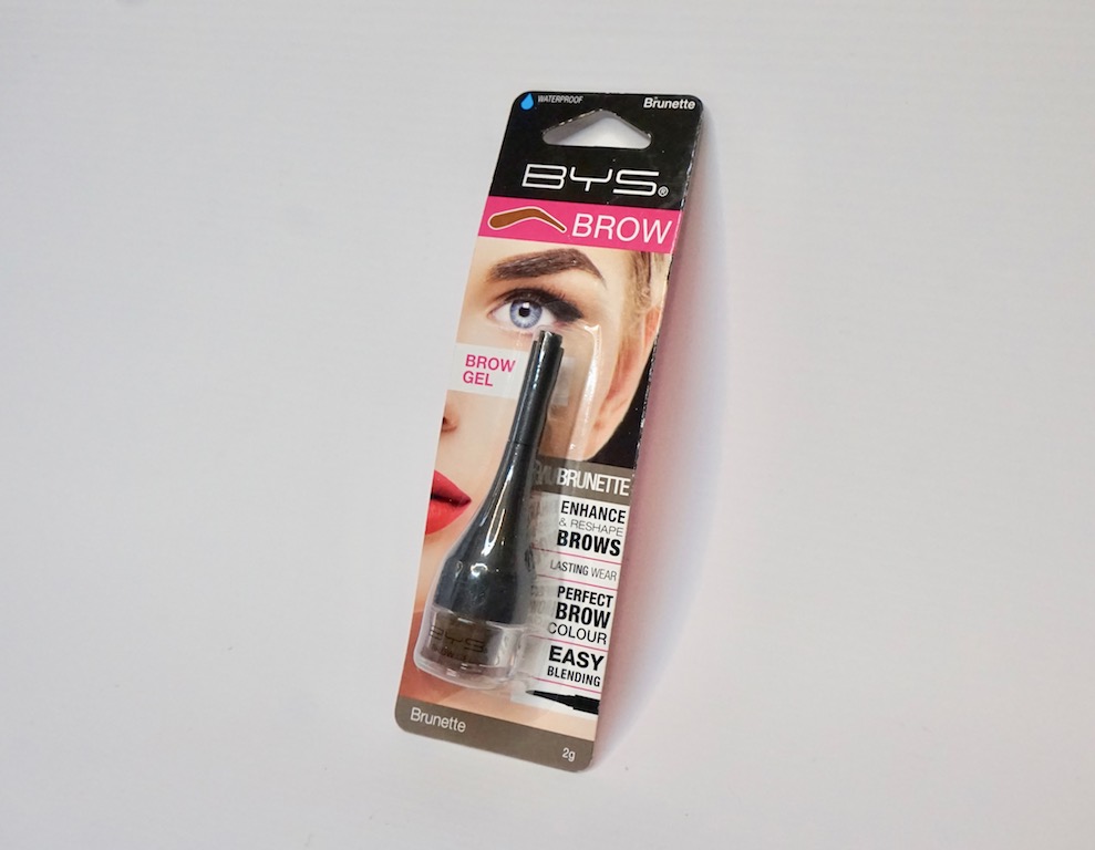 Affordable and good brow gel: BYS Brow Gel Brunette Review, Price, Swatch