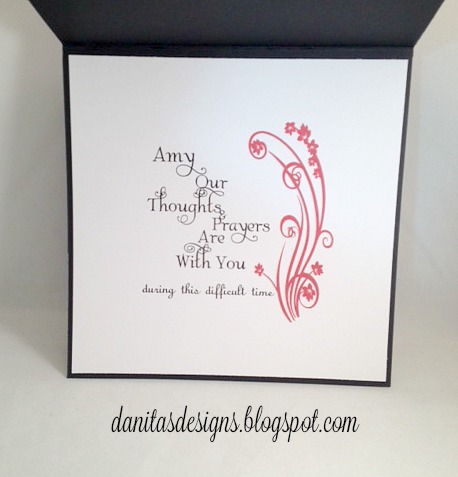 Danita's Designs!!! : Extra Large Sympathy Card