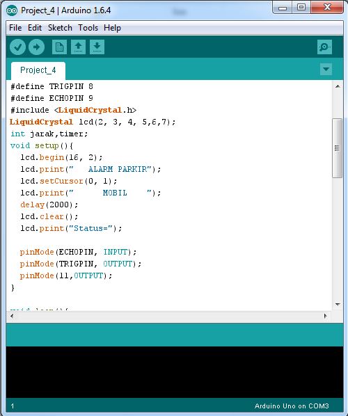 [TUTORIAL] proyek arduino ke 4 - Sistem Parkir Mobil ~ ARDUINO Projek