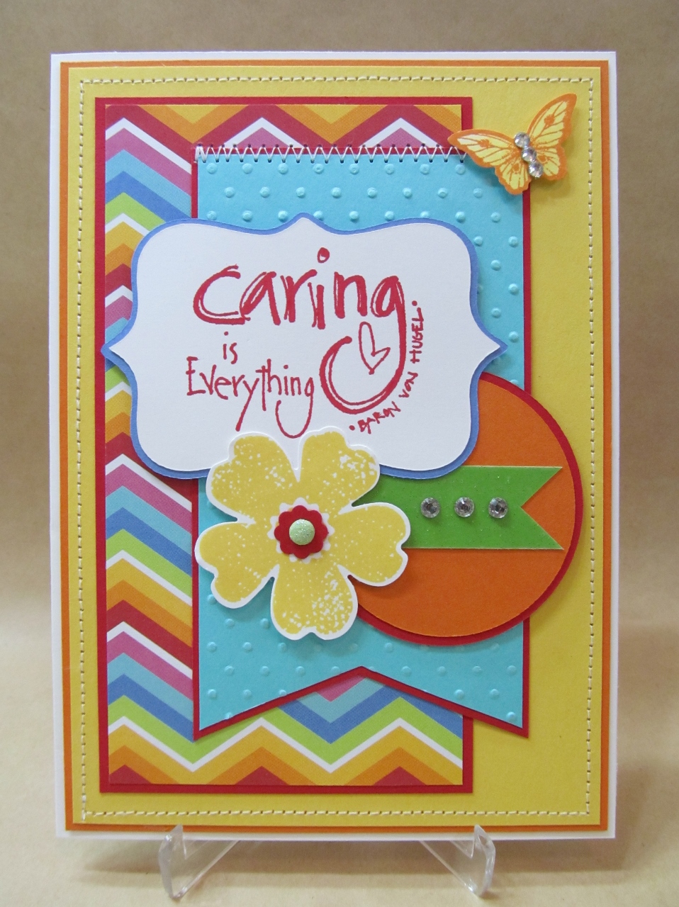 Savvy Handmade Cards: Caring is Everything Card